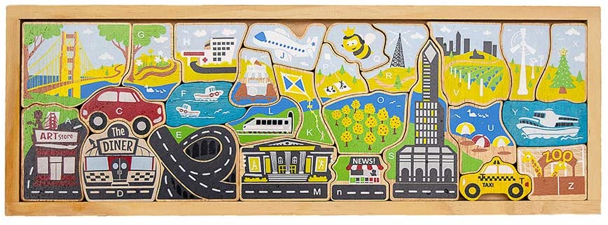 Begin Again City A-Z Puzzle And Playset – Learningbugs