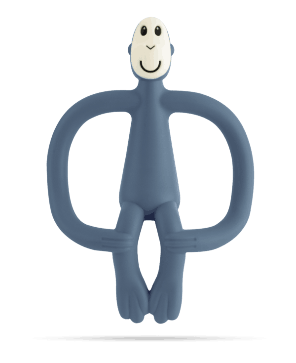 Matchstick Monkey Original Teething Toy - Airforce Blue – Learningbugs